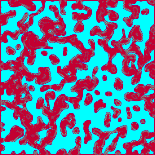 GitHub - Tinram/BZ-Reaction-Diffusion: Belousov-Zhabotinsky reaction ...